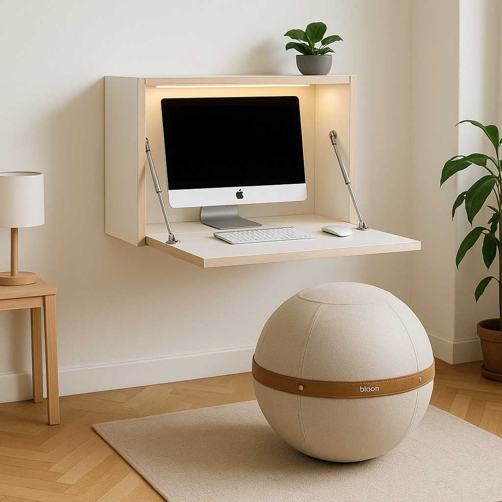 Bureau Mural Medium – Idéal pour iMac & Grands Écrans ⏐ Remood