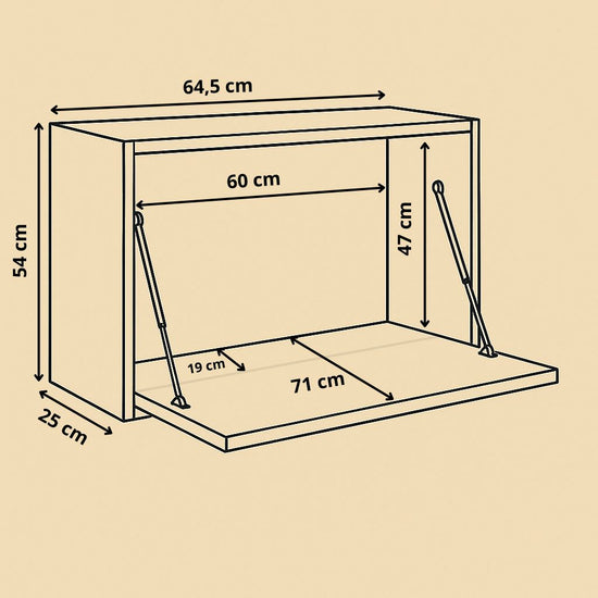 Bureau Mural Medium – Idéal pour iMac & Grands Écrans ⏐ Remood